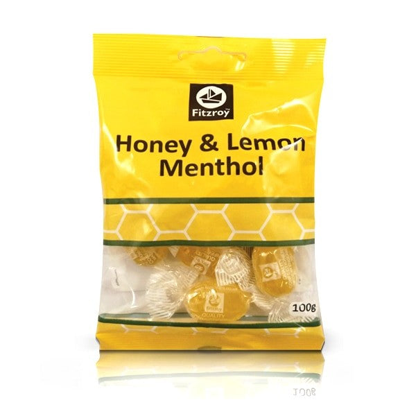 Fitzroy Honey Lemon Menthol Sweets 100g – Exotic Express
